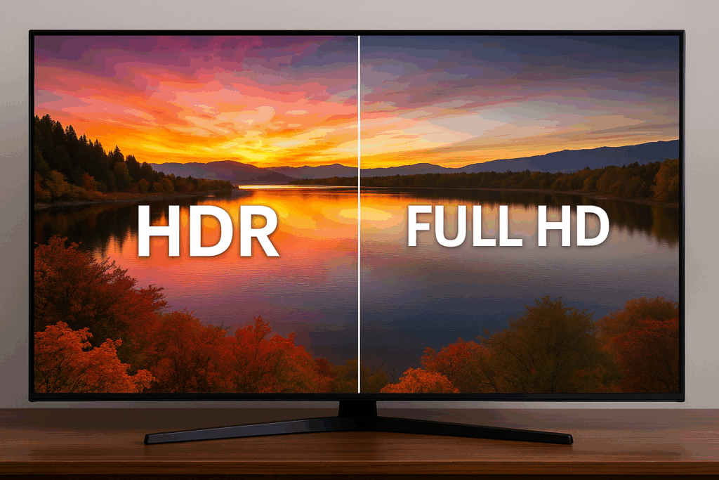 Qué es mejor: HDR o Full HD - Alquiler Televisión Barcelona